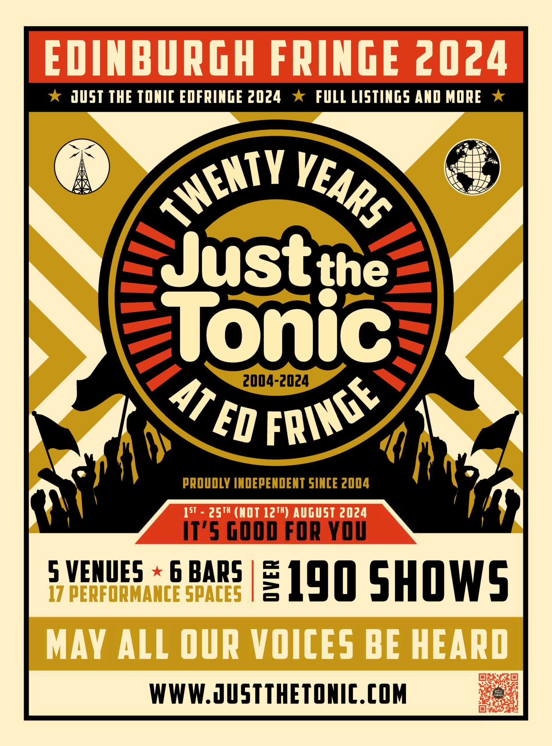 Brochure – Just the Tonic Edinburgh